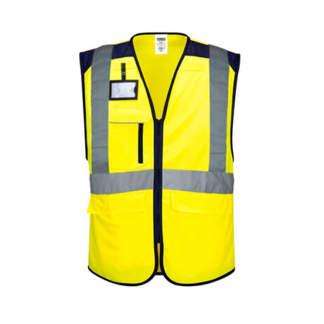 H006 – Yellow Color High Visibilty Vests – EuroHex